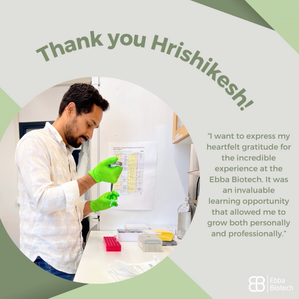 Thank you for your time at Ebba Biotech Hrishikesh! – Ebba Biotech AB